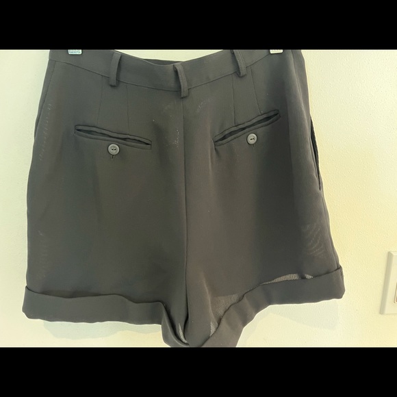 kenar Studio | Shorts | Vintage Hot Pants Black Light Weight Fabric ...